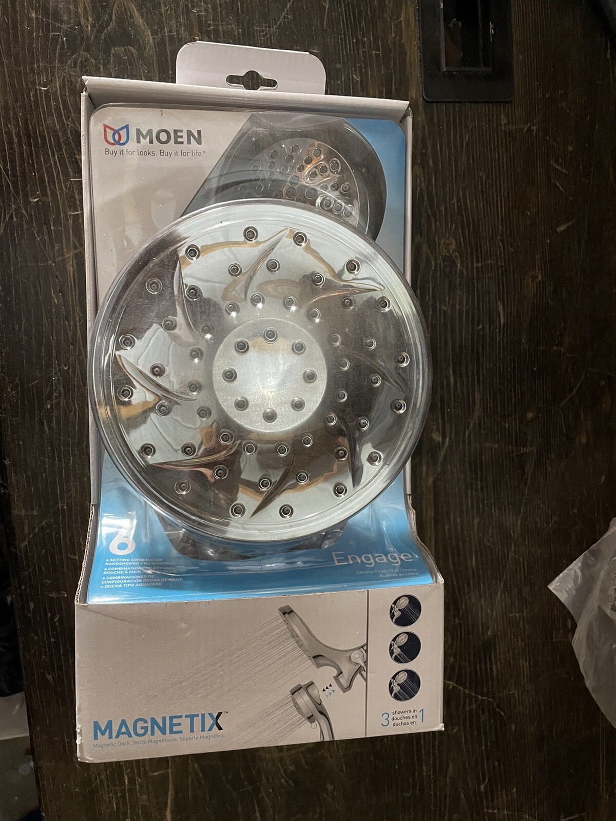 Moen 26009SRN Engage Magnetix Spot Resist Brushed Nickel Six-Function ...