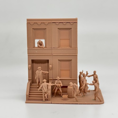 1/72 Scale Chicago Shootout Scene 1920 Resin Model Figure Miniature ...