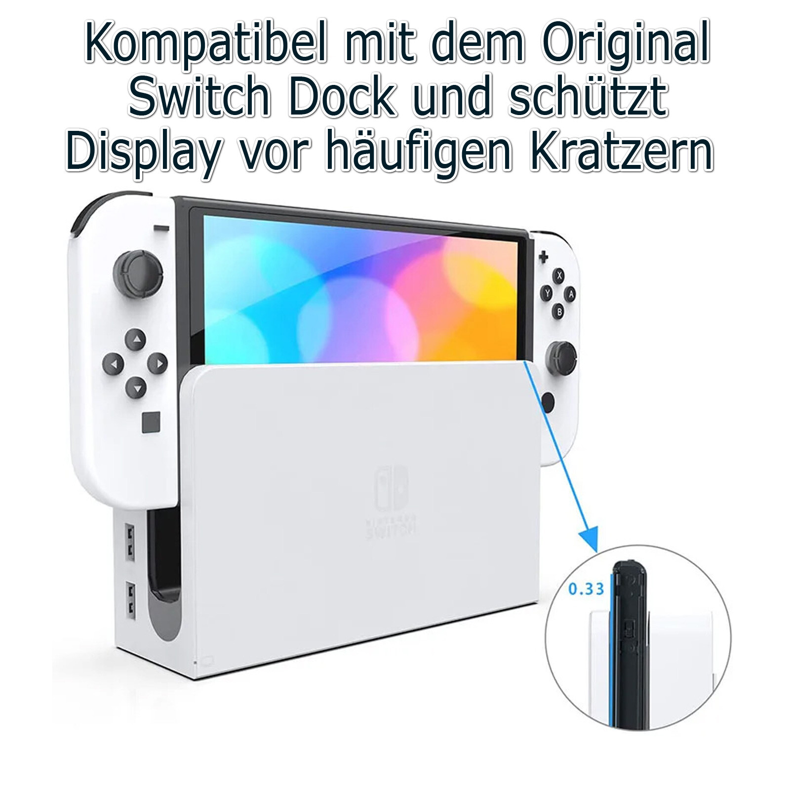 Nintendo Switch 9H Panzer Display Schutzfolie Hart Echt Glas Standard ...