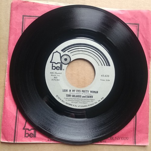 TONY ORLANDO AND DAWN Look In My Eyes Pretty Woman 45 7" POP ROCK Record Vinyl | eBay
