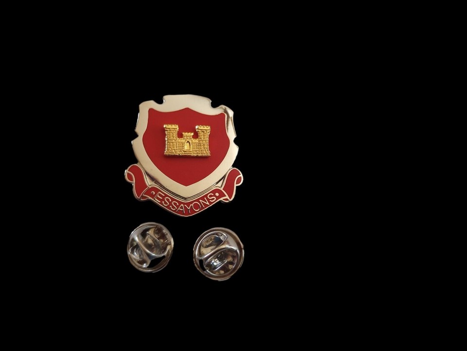 U.S MILITARY ARMY ENGINEER PIN ESSAYONS LAPEL PIN HAT PIN | eBay