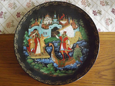 Bradex ornamental plate Russian Tianex no9 Sadko | eBay UK