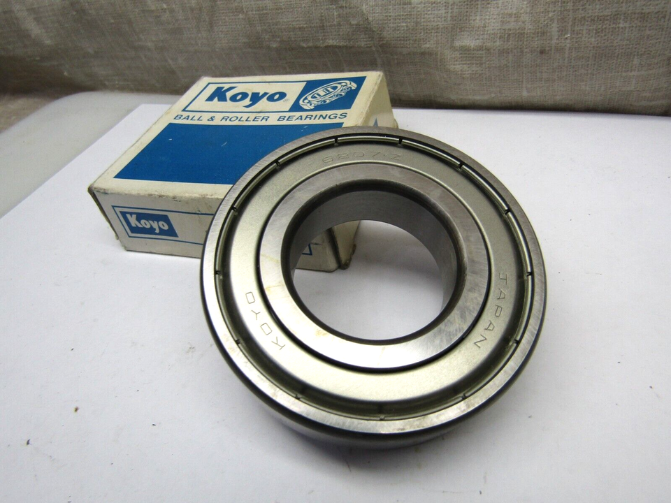 Koyo 6207-Z 35mm X 72mm X 17mm Bearing with 1 Metal Shield Made in ...