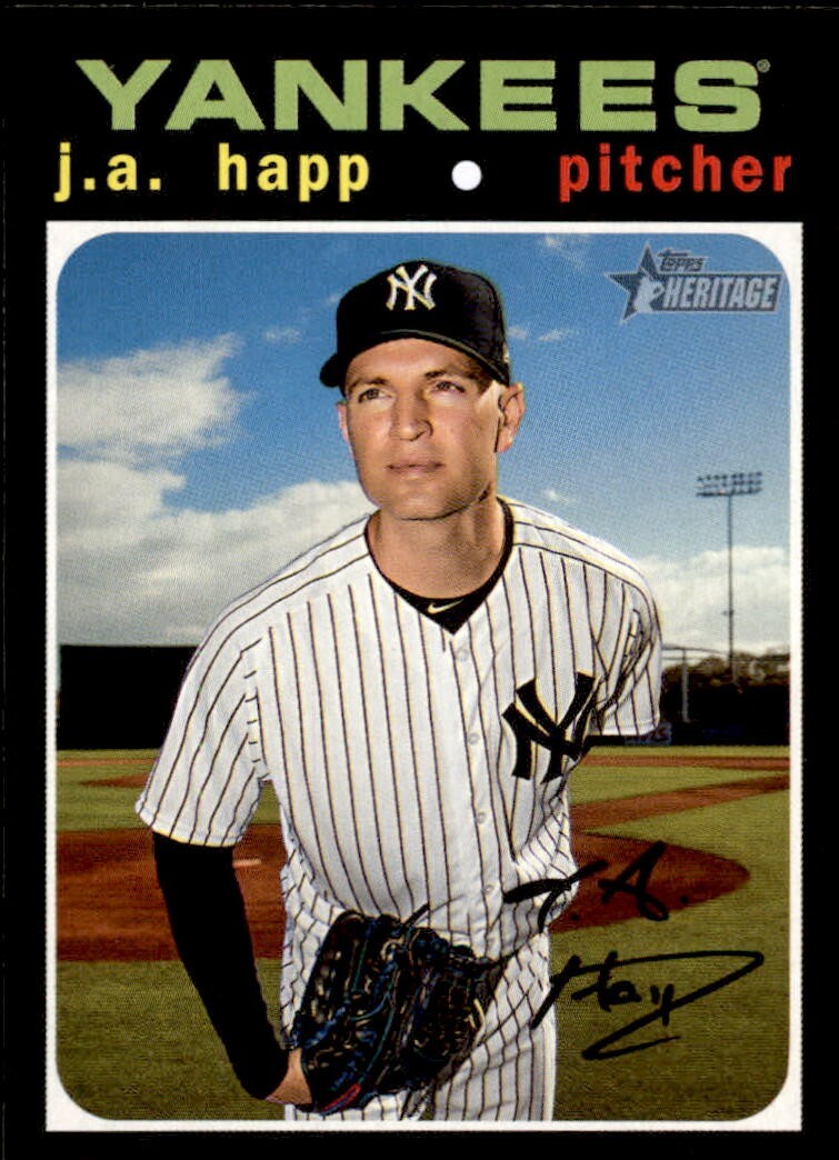 (10) 2020 Topps Heritage J.A. HAPP 10-Card Base Lot Yankees #47 | eBay