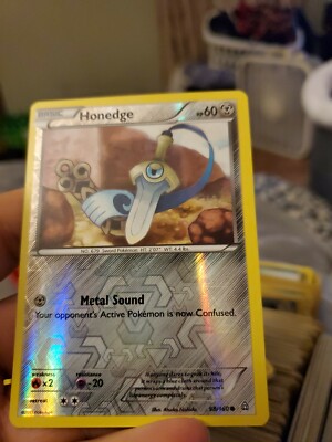 Pokemon Card Honedge Primal Clash 98/160 EXCELLENT Reverse Holo Common ...