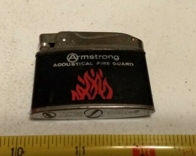 Vintage Armstrong Acoustical Fire Guard Advertising Lighter | eBay