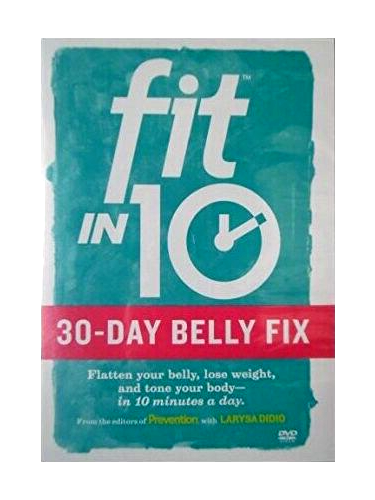 NEW Fit in 10: 30 Day Belly Fix DVD THE LARYSA DIDIO Fitness video ...