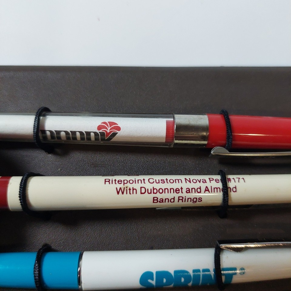 VTG 1970-80s Souvenir Ritepoint Salesman Sample Pen Lot 24 Advertising ...