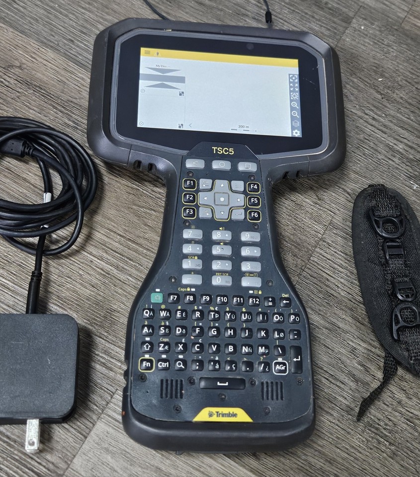 Trimble TSC5 GPS GNSS TS Data Collector w/ Siteworks 1.80 Roading & Adv ...