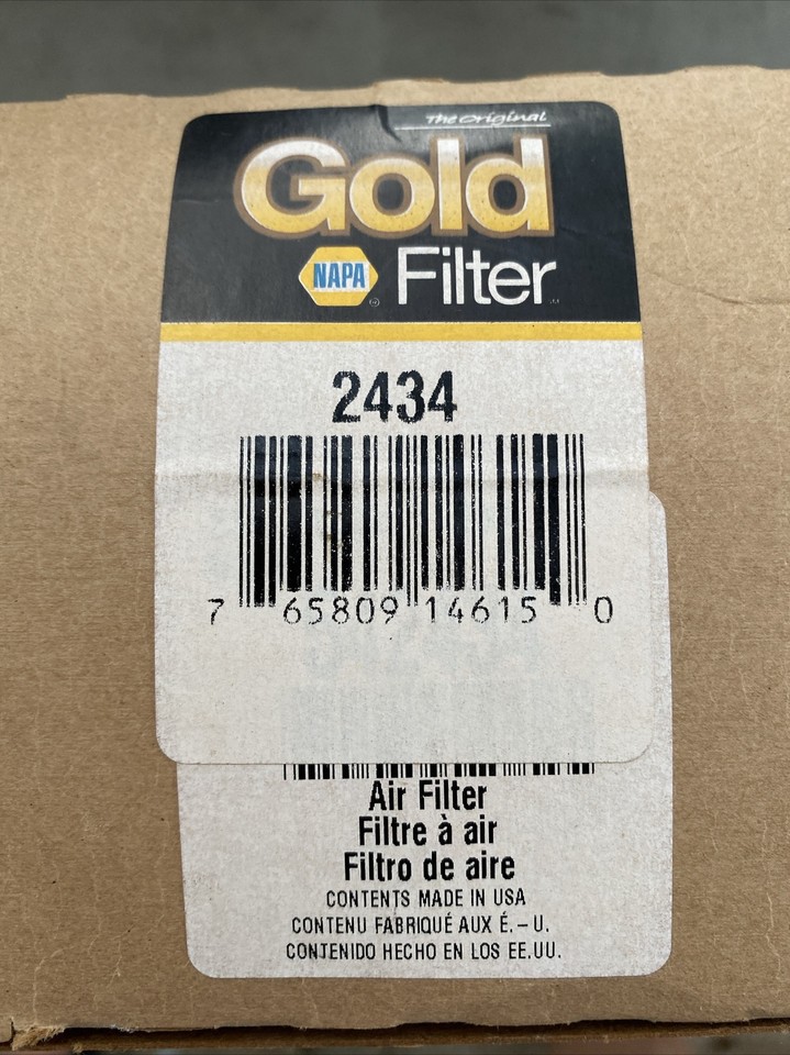 (2 Filters) NAPA 2434 Air Filter, NAPA Gold Filter - NEW Surplus! | eBay