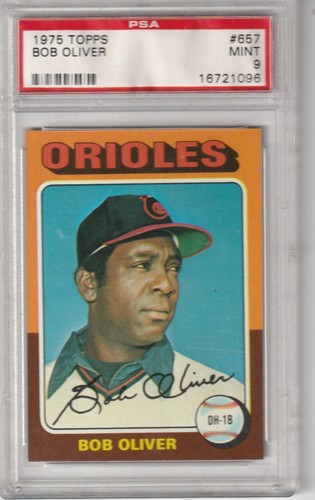 1975 Topps Bob Oliver #657, PSA MINT 9 | eBay