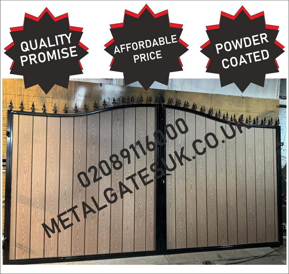 Composite Wood Gate / Driveway Gates / Arch Gates/ Garden Gates/ Round ...