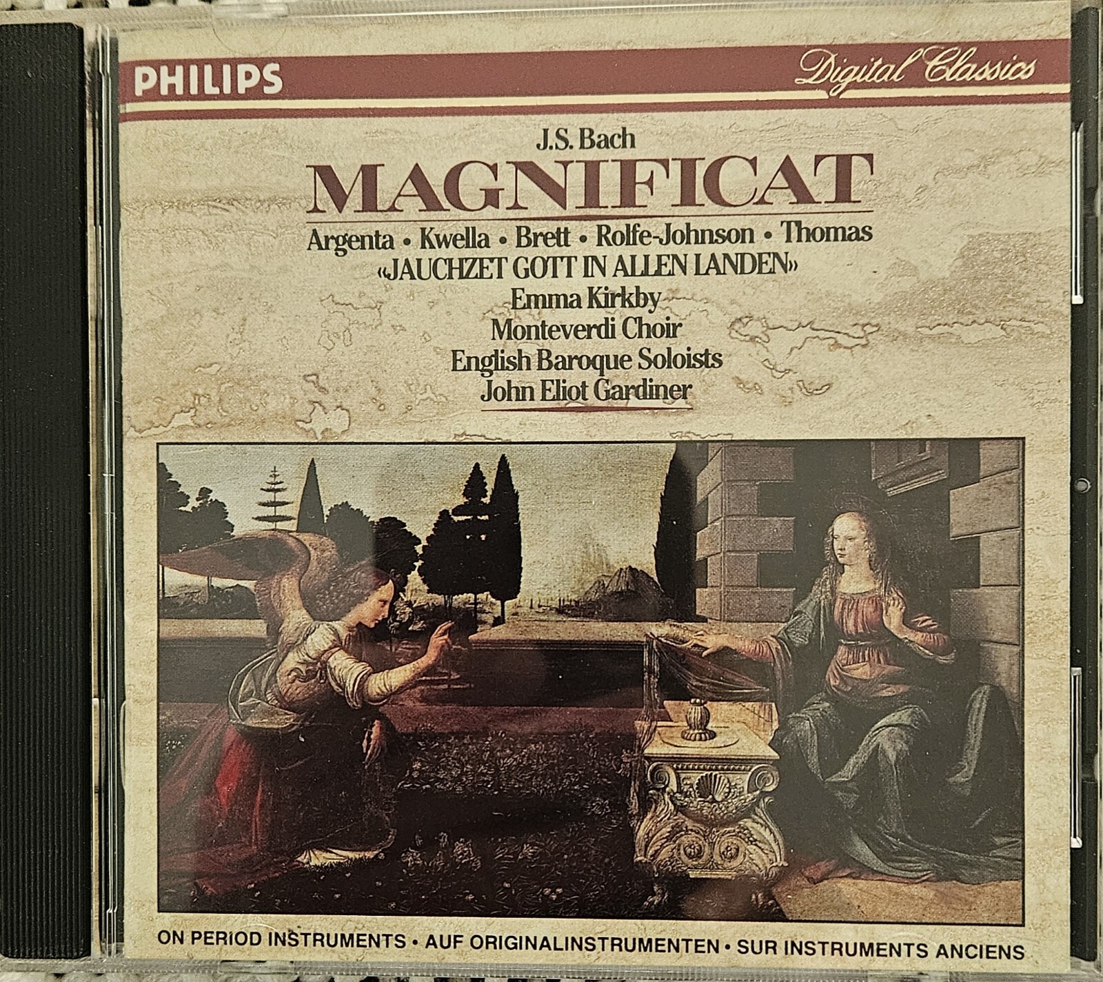 Bach: Magnificat , Jauchzet Gott (Philips 411 458-2) John Elliot ...