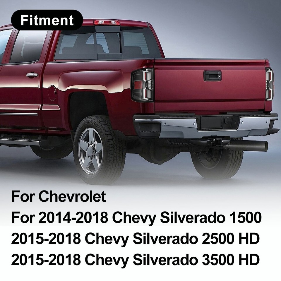 Tail Lights For 2014-2018 Chevy Silverado 1500 2500 3500HD LED ...