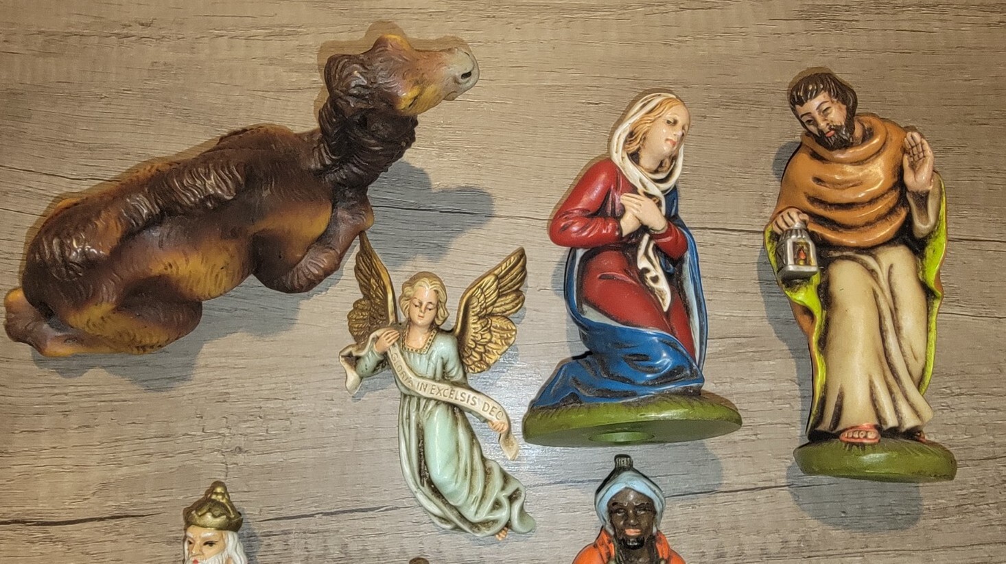 w germany Nativity Set Of 8 Pieces Used Very Nice | eBay