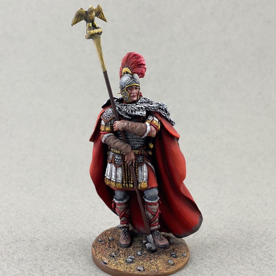 Historical figure 54 mm, Roman Aquilifer Legio XI Claudia, Painted tin ...