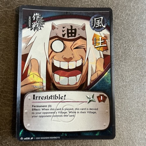 Irresistible Ccg Naruto Wavy Foil 1st Edition #038 Nm | eBay