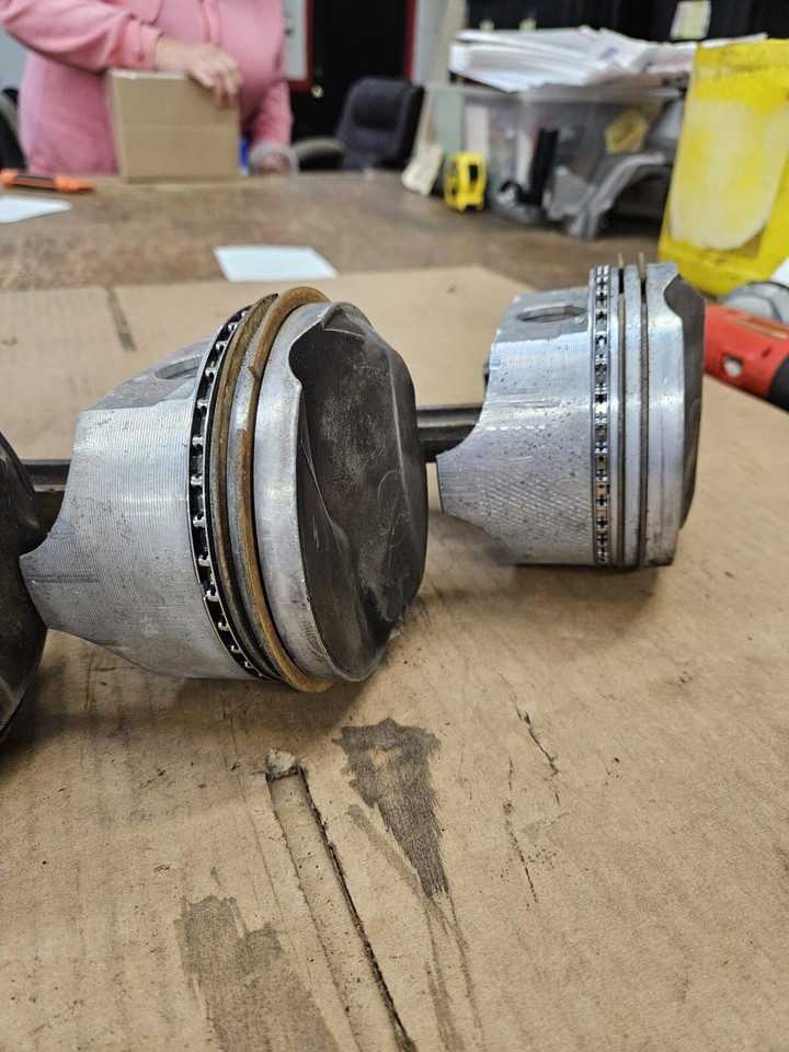 4-427 BBC Forged Aluminum Open Chamber Hi Comp Pistons/Rods ZL1 L88 ...