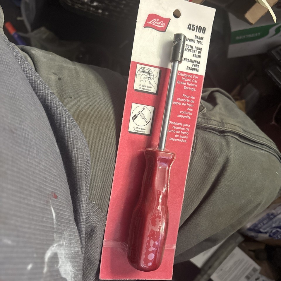 Lisle 45100 Brake Spring Tool - For Drum Brakes - MADE IN USA | eBay