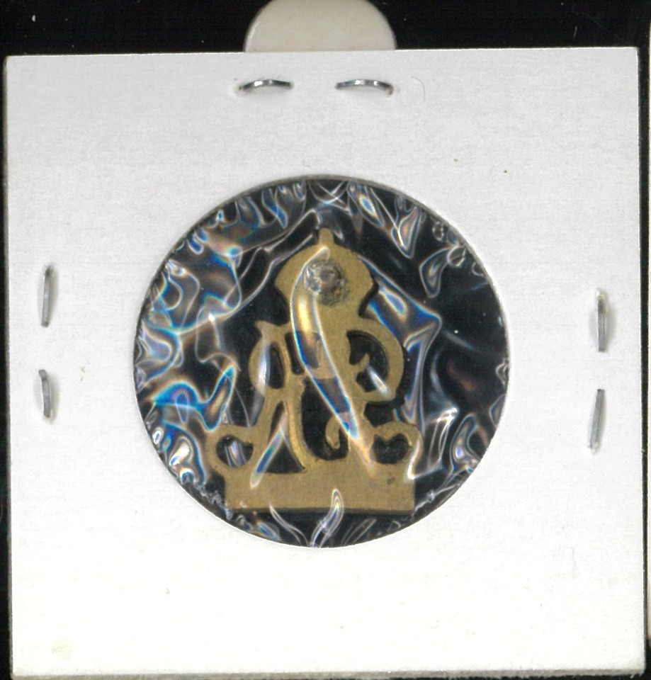 1937 KGVI Coronation Bronze Lapel Badge Crown GR issue Missing Pin ...