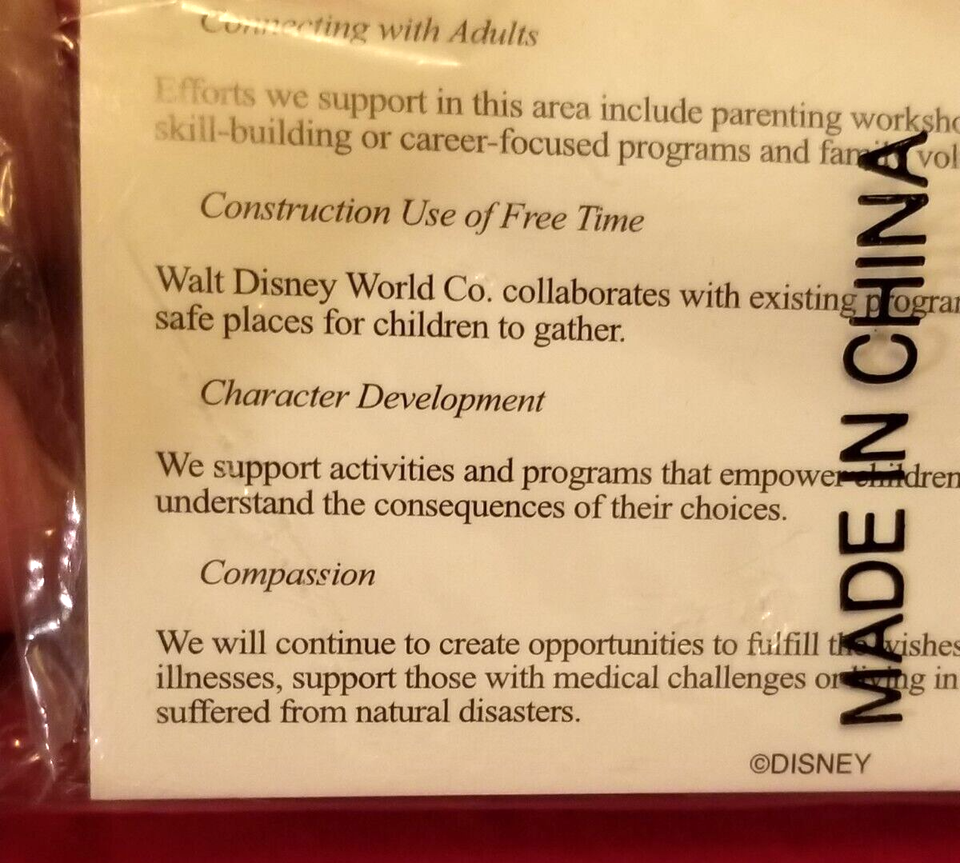 Disney WDW Disney Hand Cast Member Charity Pin "Disney Hand Helping ...