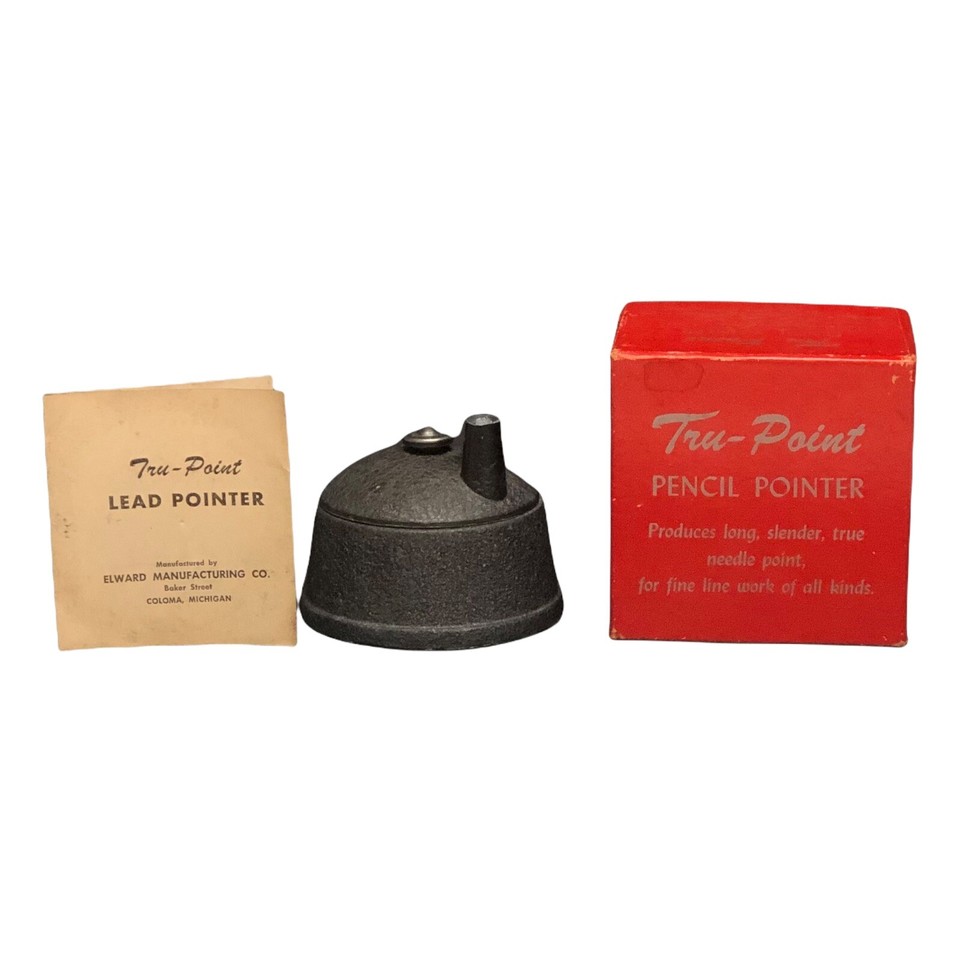 Tru-Point Pencil Pointer Lead Pencil Sharpener Original Box ...