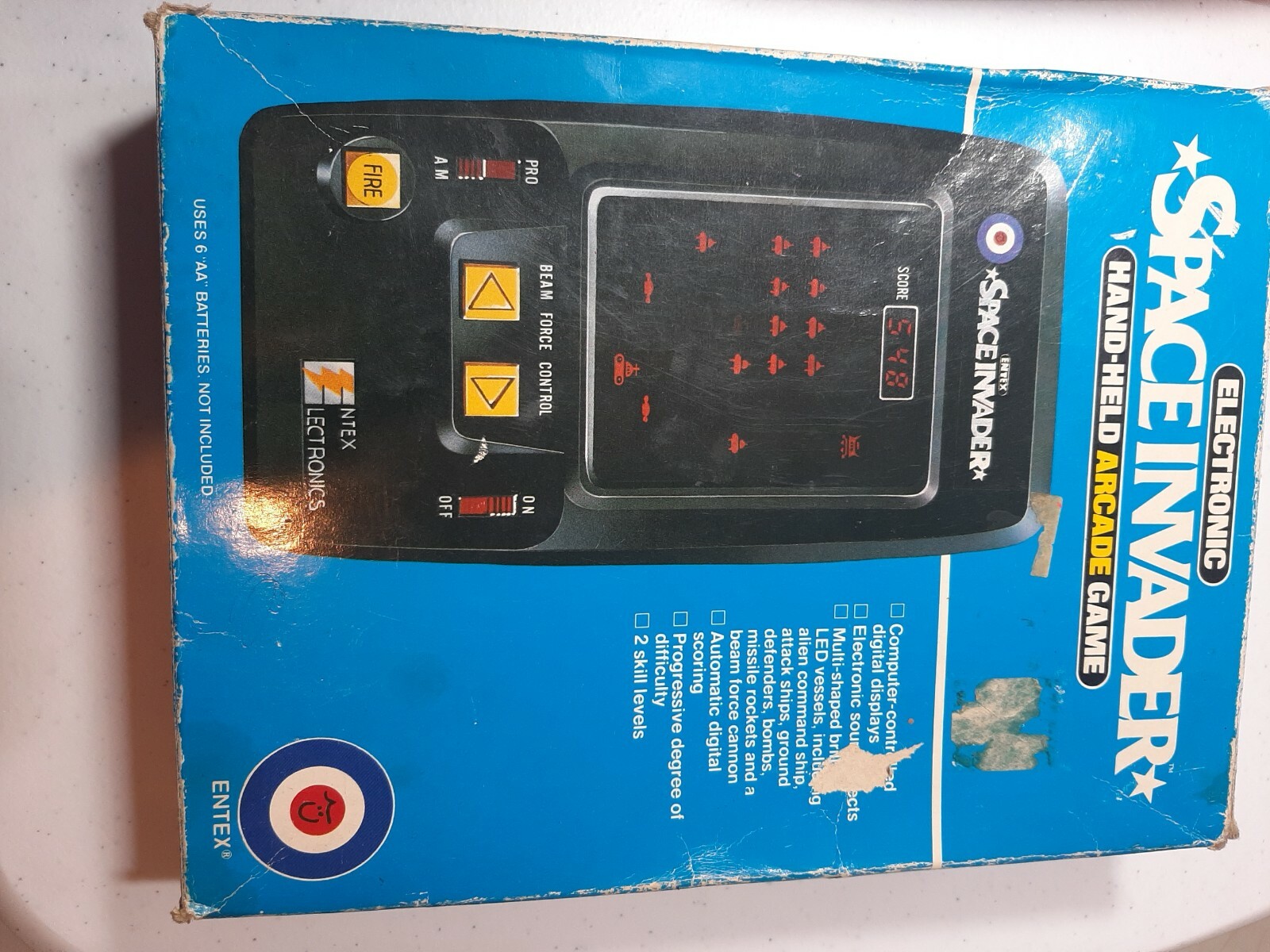 1980 ENTEX ELECTRONIC SPACE INVADER HAND-HELD GAME WITH BOX | eBay