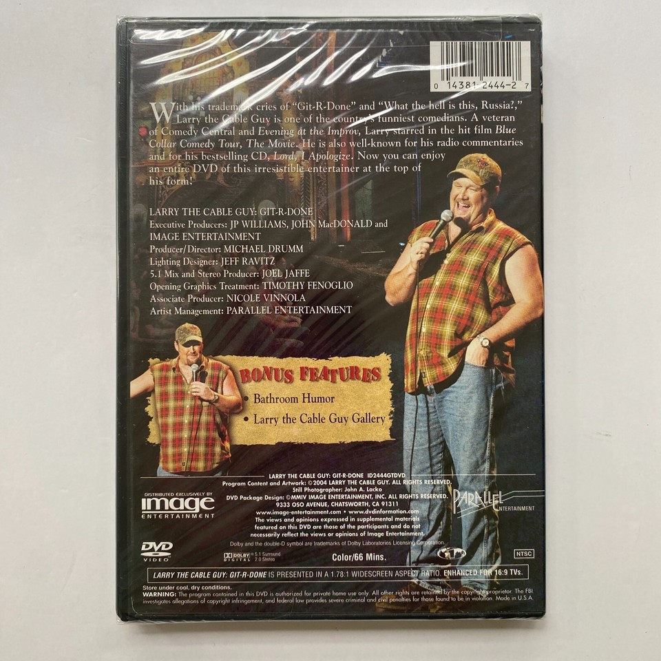 Larry The Cable Guy - Git-R-Done (DVD, 2004) Sealed 14381244427| eBay