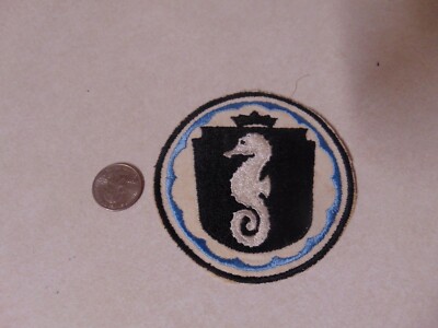 MILITARY PATCH OLDER ORIGINAL US NAVY SEAHORSE | eBay