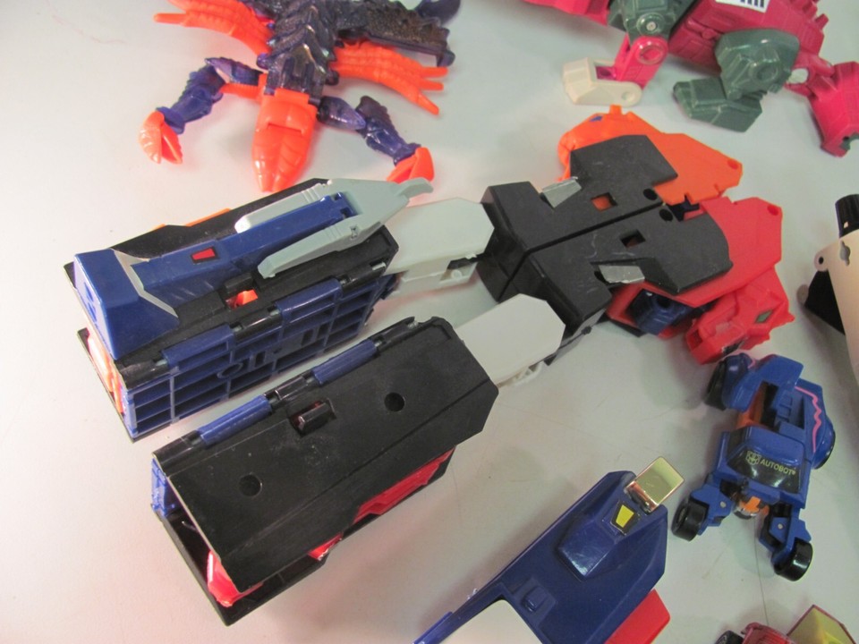 Vintage Transformers G1 Action Figures Micro Transformer Gobots Toy Lot ...