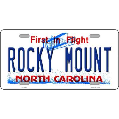 Rocky Mount North Carolina Novelty License Plate Tag LP-11849 | eBay