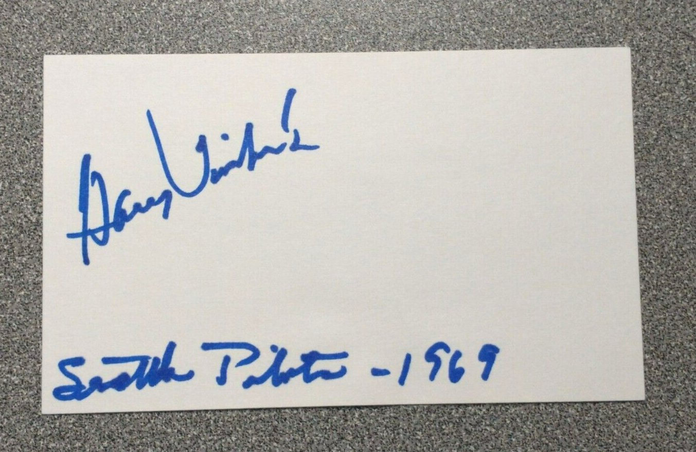 GARY TIMBERLAKE 1969 PILOTS SIGNED AUTOGRAPHED INDEX CARD - FREE ...