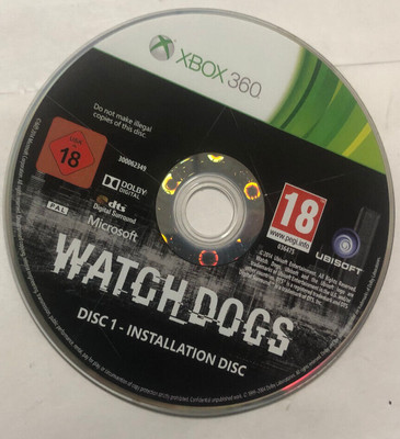 Watch Dogs Disc 1/2 Xbox 360 | eBay