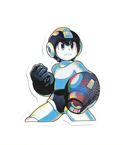 Nintendo Mega Man Rock Man Rush Rock and Roll Anime Water Resistant ...