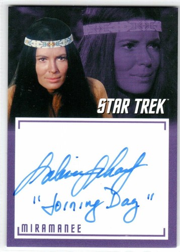 STAR TREK TOS ARCHIVES & INSCRIPTIONS A38 SABRINA SCHARF MIRAMANEE ...