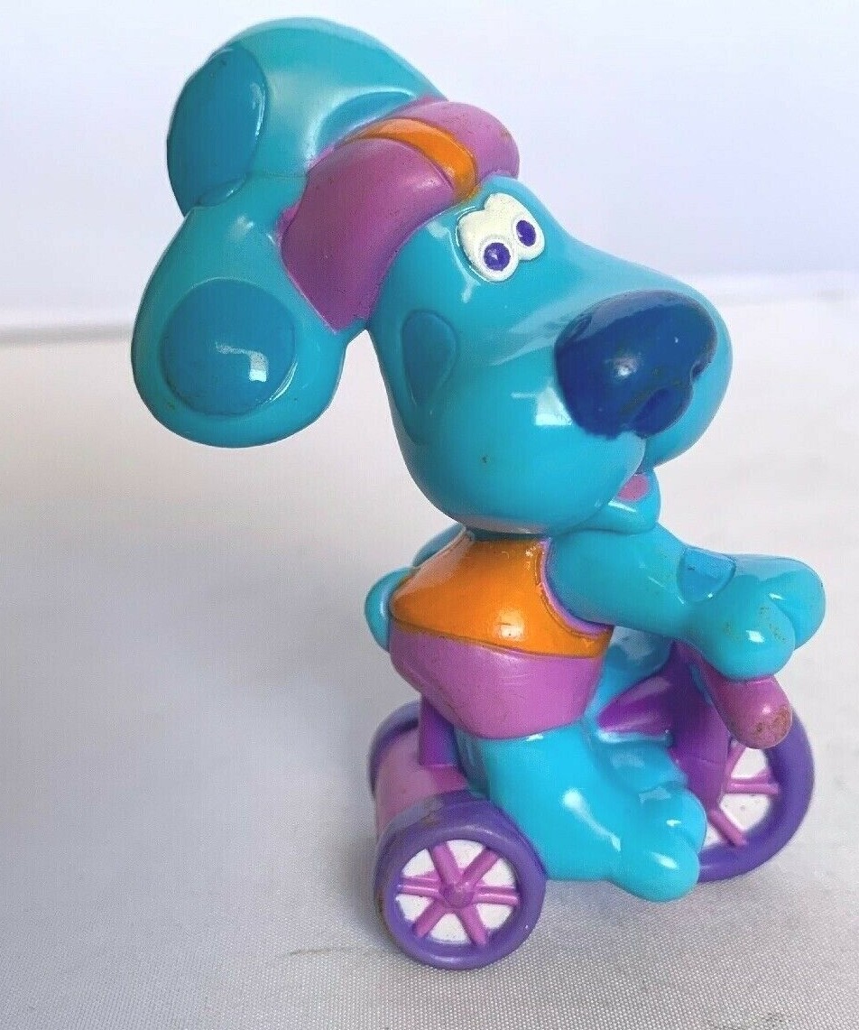 Blue's Clues Bike Trike Scooter Toy Mattel Cake Topper Figure Figurine ...