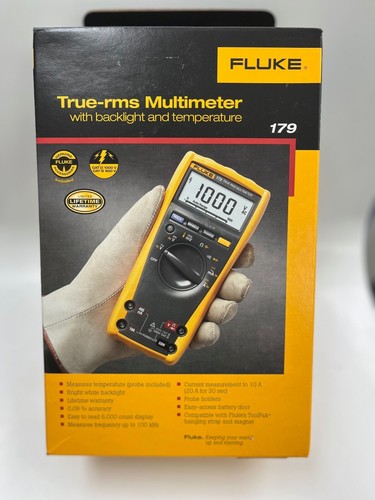 FLUKE 179 Handheld Digital Multimeter True RMS Backlight | eBay