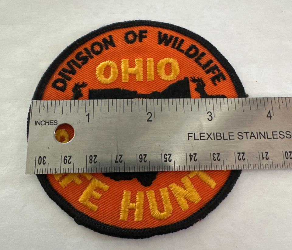 Ohio Division of Wildlife Safe Hunter Embroidered Patch 4 inch | eBay