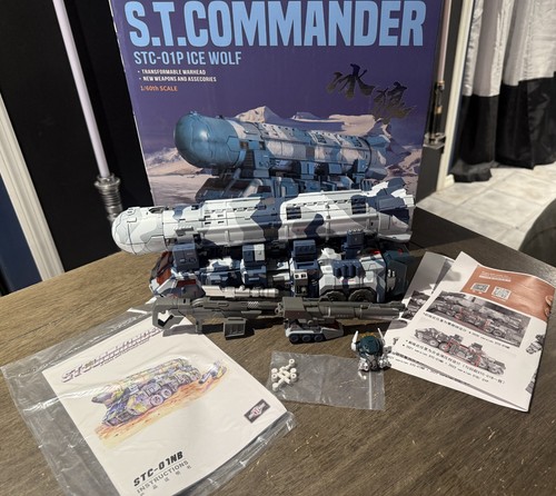 TFC Toys STC-01P Ice Wolf S.T. Commander Nuclear Blast Action Figure US ...
