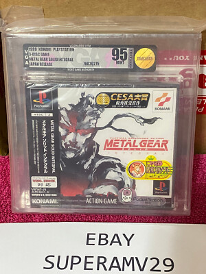 Metal Gear Solid Integral PS1 JAPAN RELEASE 1999 VGA GRADED 95 ARCHIVAL ...