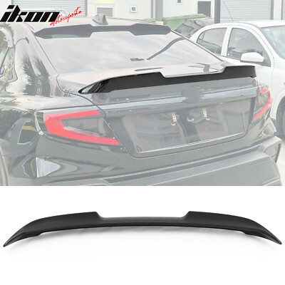 Fits 22-25 Subaru WRX 5th Gen V Style Rear Trunk Spoiler Wing Lip ABS ...