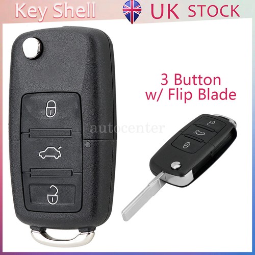 for Seat Skoda Remote Key Fob Shell Case 3Button Leon Altea Octavia ...