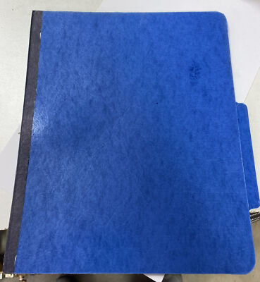 11-Staples Classification Folder 2 Partition 6 Fasteners Dark Blue | eBay