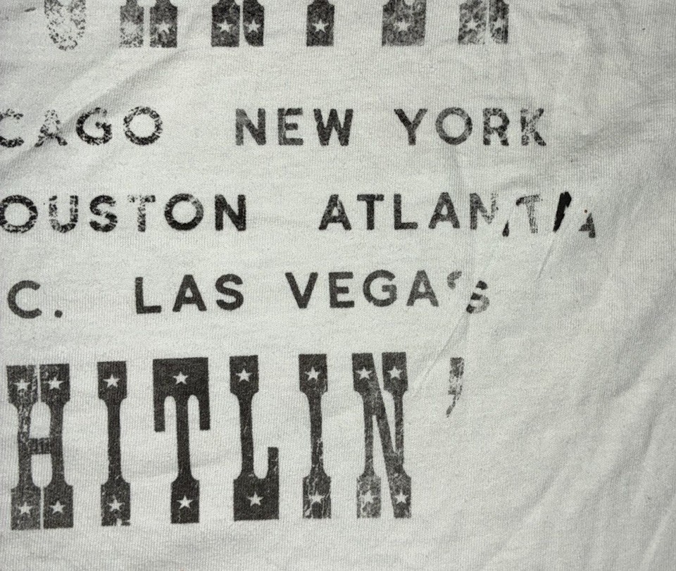 Beyonce Most Wanted Tee L White Cowboy Carter Tour 2025 Merch NEW *spot ...