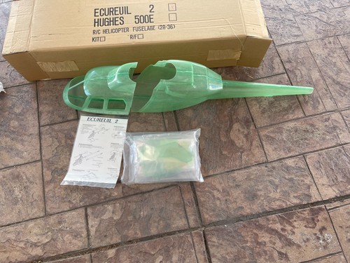 ECUREUIL 2 HUGHES 500E R/C Helicopter Fuselage (28-36) Kit | eBay