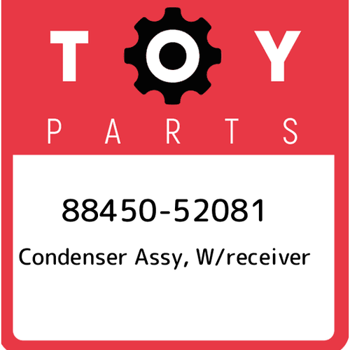 88450-52081 Toyota Condenser assy, w/receiver 8845052081, New Genuine ...