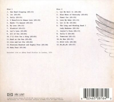 PAUL MCCARTNEY & WINGS ONE HAND CLAPPING NEW CD 602465081640| eBay