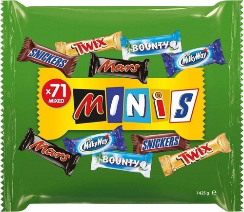 Mars Super Fun Size Mix 71 Bars Variety Assorted Minis Chocolate Bars ...