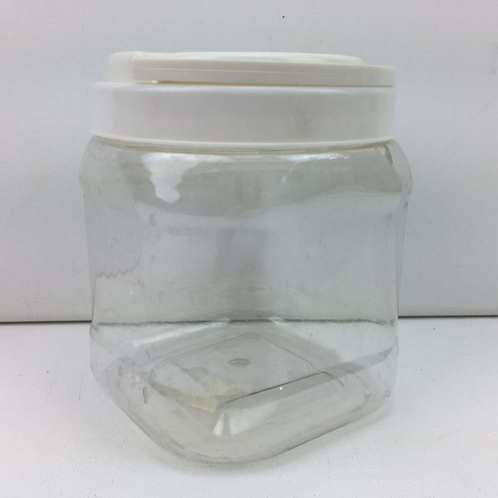 Clear Plastic Square Food Storage Container With Handle Lid | eBay