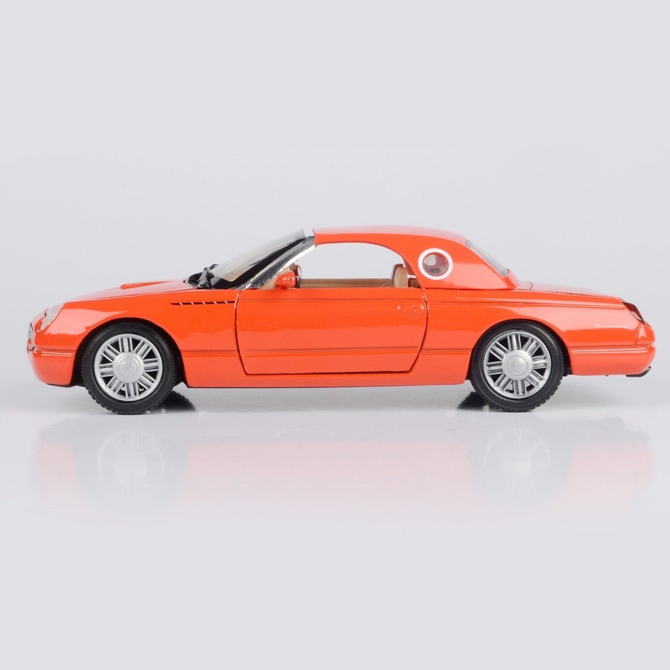 2002 FORD THUNDERBIRD ORANGE JAMES BOND 007 1/24 DIECAST MODEL BY ...